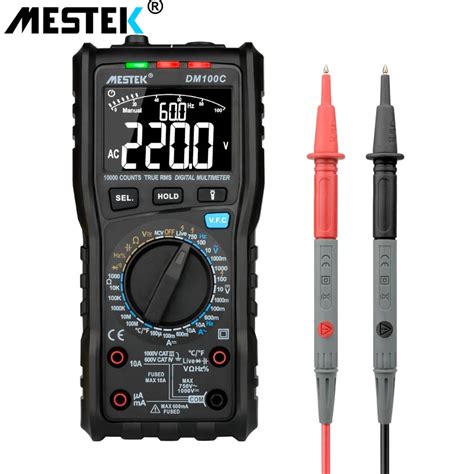 MESTEK DM100C Digital Multimeter Multifunction High Precision Manual