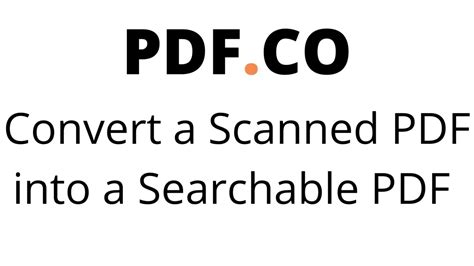 convert a scanned pdf into a searchable pdf in python youtube