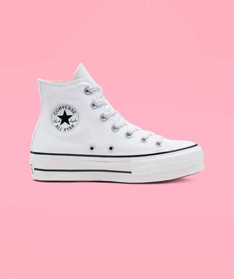 Tenis Chuck Taylor en Plataforma de Lona color Dama Converse México