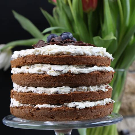 Naked Cake Köstliche Schokoladentorte Mrs Flury gesund essen leben