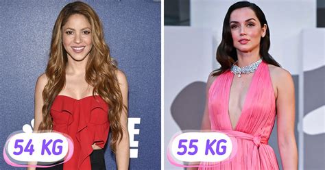 Averiguamos cuánto pesan y miden realmente 20 mujeres famosas Genial