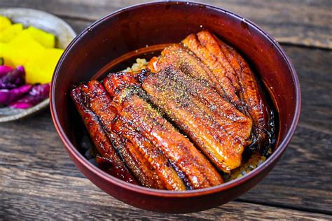 Unagi Donburi Japanese Grilled Eel Rice Bowl Sudachi Recipes