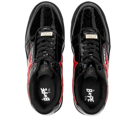 A Bathing Ape Shark Bape Sta Low M1 Black END NL