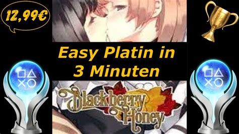 Blackberry Honey PS4 PS5 Crossbuy Super Leichte Platin In 3