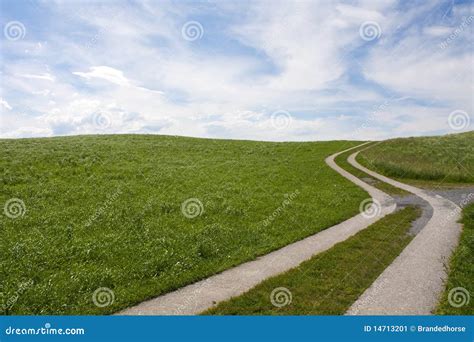 Curved Path Stock Image Image 14713201