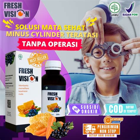 Jual Fresh Vision Obat Mata Herbal Tanpa Efek Samping Atasi Glukoma