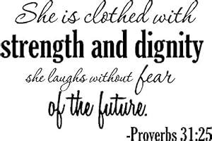 Amazon She Is Clothed With Strength And Dignity She Laughs