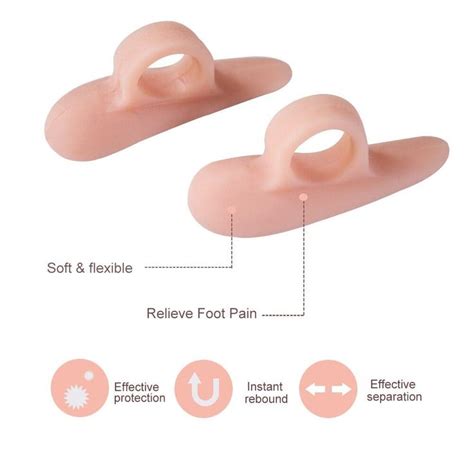 Hammer Toe Straightener Corrector Single Loop Crests 4 Pack