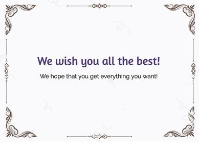 Hoping For Your Dreams To Come True Best Wishes Farewell Card