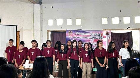 Siswa SMP Elim Rayakan Paskah Bersama Anak Anak Panti Asuhan Tribun