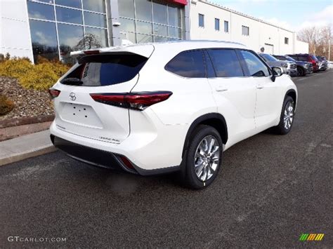 2020 Blizzard White Pearl Toyota Highlander Limited AWD 137276209