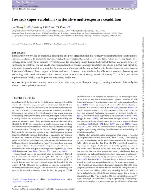 pdf towards super resolution via iterative multi exposure coaddition
