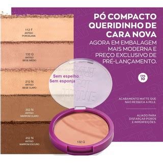 Pó Compacto Facial Color Trend Matte Real FPS10 7g Avon Shopee Brasil