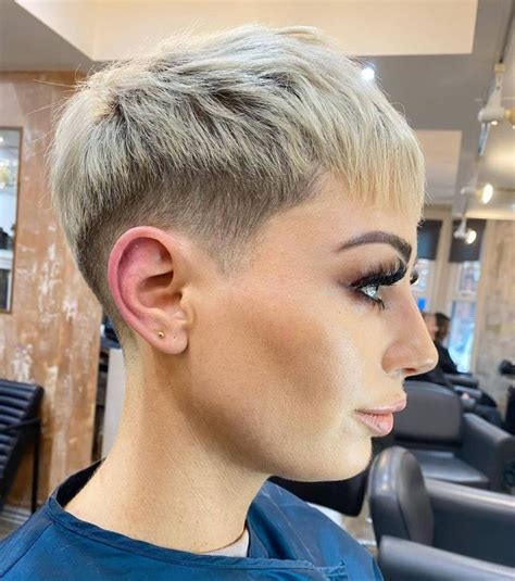 60 Cute Short Pixie Haircuts Femininity And Practicality Low Taper Fade Haircut Fade Haircut