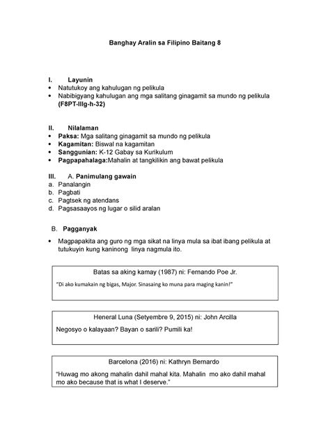 Semi Detailed Lesson Plan Cruz Cielo Jay O Banghay Aralin Sa Nbkomputer