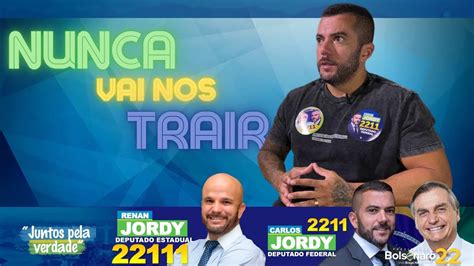 DEPUTADO FEDERAL CARLOS JORDY FALA DO IRMÃO RENAN JORDY NUNCA ME TRAIU