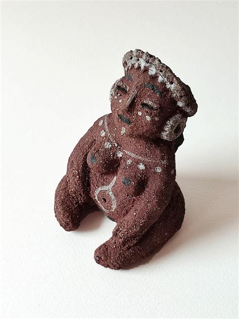 Pachamama Ceramic Goddess Statue Handmade Sculpture Unique Etsy