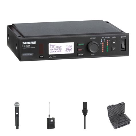 Shure ULX D Digital Wireless Combo Microphone Kit With SM58