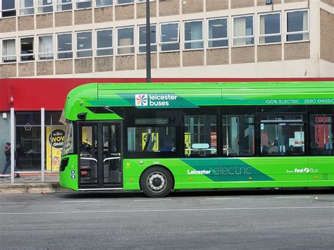 BK23 HCP First Bus Leicester S New Wrightbus GB Kite Elect Flickr