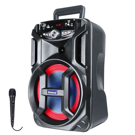 Caixa De Som Amplificada Amvox Aca 130 New X 130w Bluetooth Usb Radio