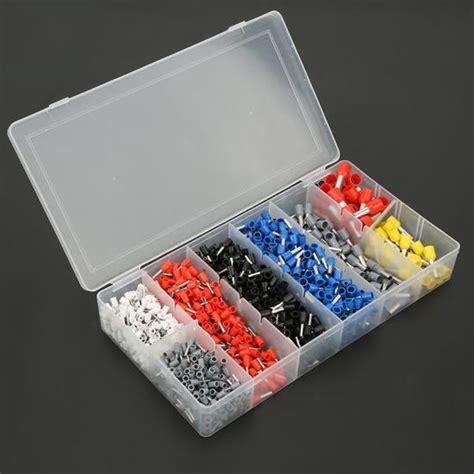 PAR Borne de fil Connecteur à Sertir de Fil Kit D assortiment de