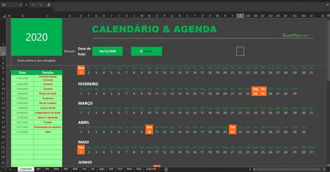 COMO FAZER UM CALENDÁRIO VERTICAL NO EXCEL ExcelForever