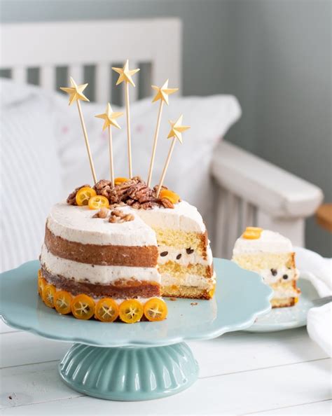 naked cake von Dr Oetker mit Cake topper Smillas Wohngefühl