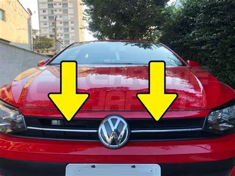 Friso Aplique Grade Cromado Volkswagen Polo E Virtus Escorrega O Pre O