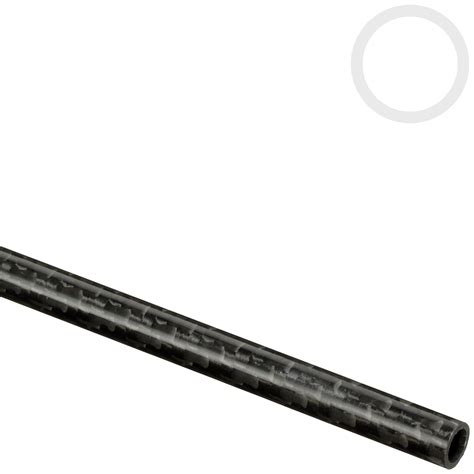 7mm 5mm Woven Finish Carbon Fibre Tube 1m 2m Easy Composites