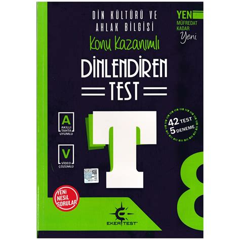 Eker Test 8 Sınıf Dinlendiren Test izzet Eker 2020 n11