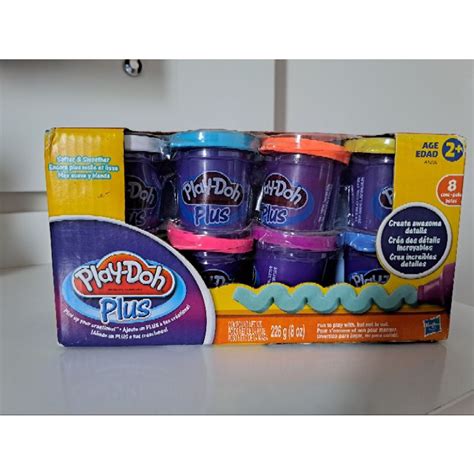Kit Massinha De Modelar Infantil 8 Potes Sortidos Play Doh 226g