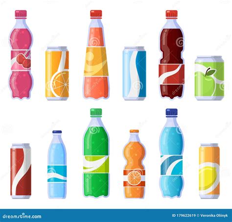 Latas Y Botellas De Refresco Refrescos Embotellados Refrescos