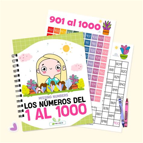 Números 1 Al 1000 Archivos Para Aprender