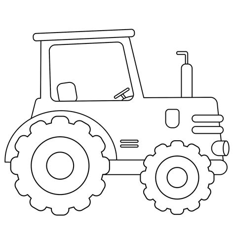 Kolorowanki Kolorowanka Traktor Motocykl Dla Wydruku Dzieci Druku