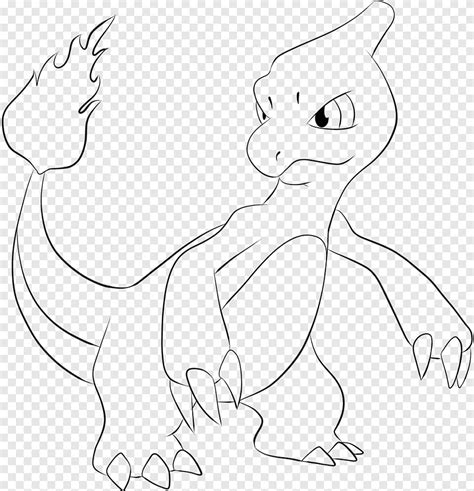 Charmeleon Drawing Coloring book Pokémon Charmander pokemon white