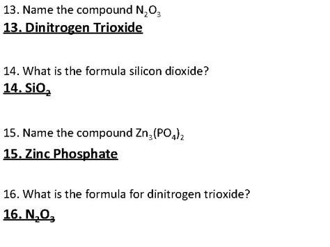 CHAPTER 7 CHEMICAL FORMULAS AND COMPOUNDS TEST REVIEW