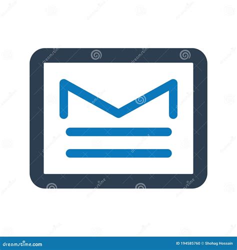 邮件图标 信封电子邮件图标 收件箱邮件图标 向量例证 插画 包括有 办公室 接受 例证 简单 194585760