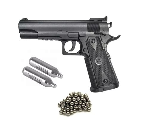 Pistola Balin Cal 4 5 Stinger P1911 Match 2 Co2 500 Balines