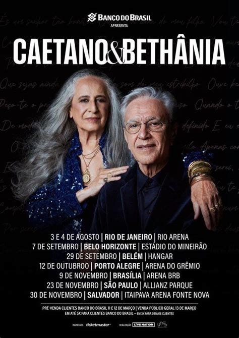 Jornal de Alagoas Caetano Veloso e Maria Bethânia anunciam turnê em