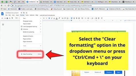 How To Clear Formatting In Google Docs 2 Best Methods