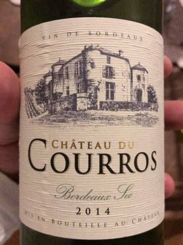 Château du Courros Bordeaux Blanc Sec Vivino België