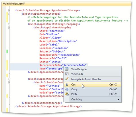 How To Disable The Appointment Recurrence Feature Legacy WPF