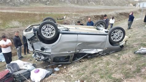 Bayram tatili yolunda kaza 5 yaralı