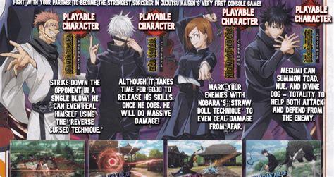 Jujutsu Kaisen Cursed Clash Scan Reveals Ryomen Sukuna As A Playable