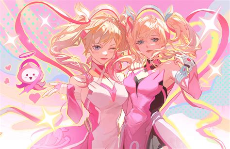 Mercy Pink Mercy Pachimari And Rose Gold Mercy Overwatch And 1 More