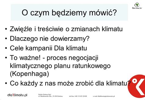 Konferencja Prasowa Ostatni Dzwonek Dla Klimatu Czas Na Klimatyczne