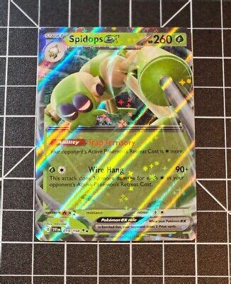Pokemon TCG Spidops Ex 019 198 Scarlet Violet Ultra Rare Holo