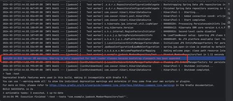 OpenJDK 64 Bit Server VM warning 해결하는 방법인데 제가 맞게 해결한건가요 인프런 고민있어요
