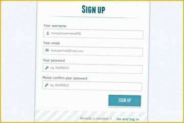 Free Css Templates For Registration Form Of Css Signup Registration
