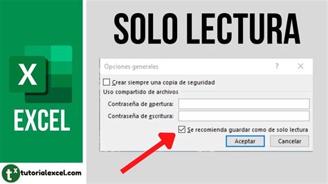 Modo SOLO LECTURA con y sin contraseña YouTube